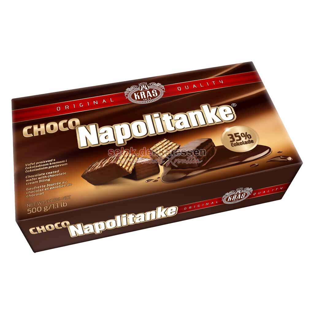 [Napolitanke Choco 500g] Waffeln von Kras - Selak Delikatessen | So s