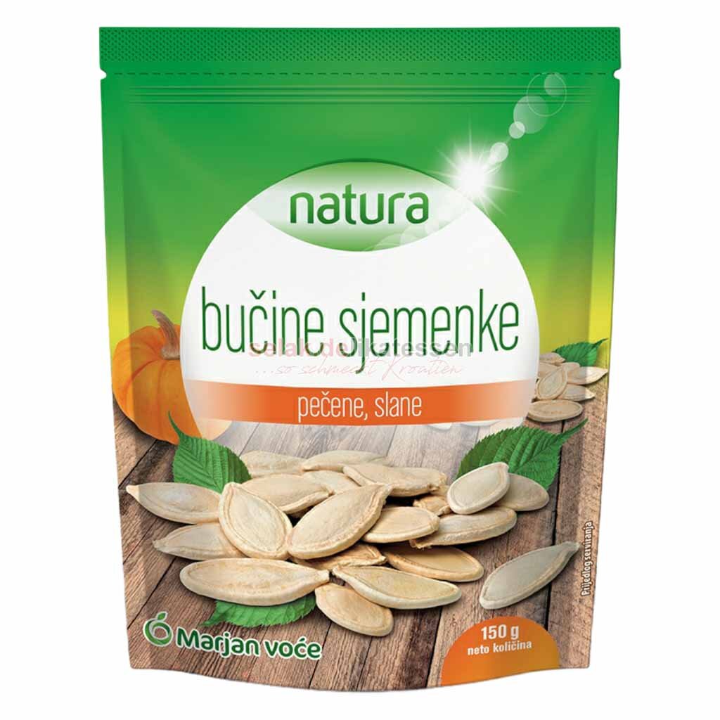 [Kürbiskerne geröstet Natura 150g] von Marjan voce - Selak Delikatess