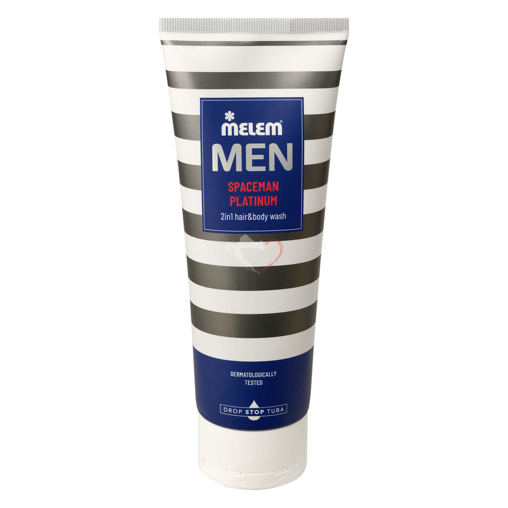 Melem Men Spaceman Platinum 2in1 Duschgel & Shampoo - Selak Delikates
